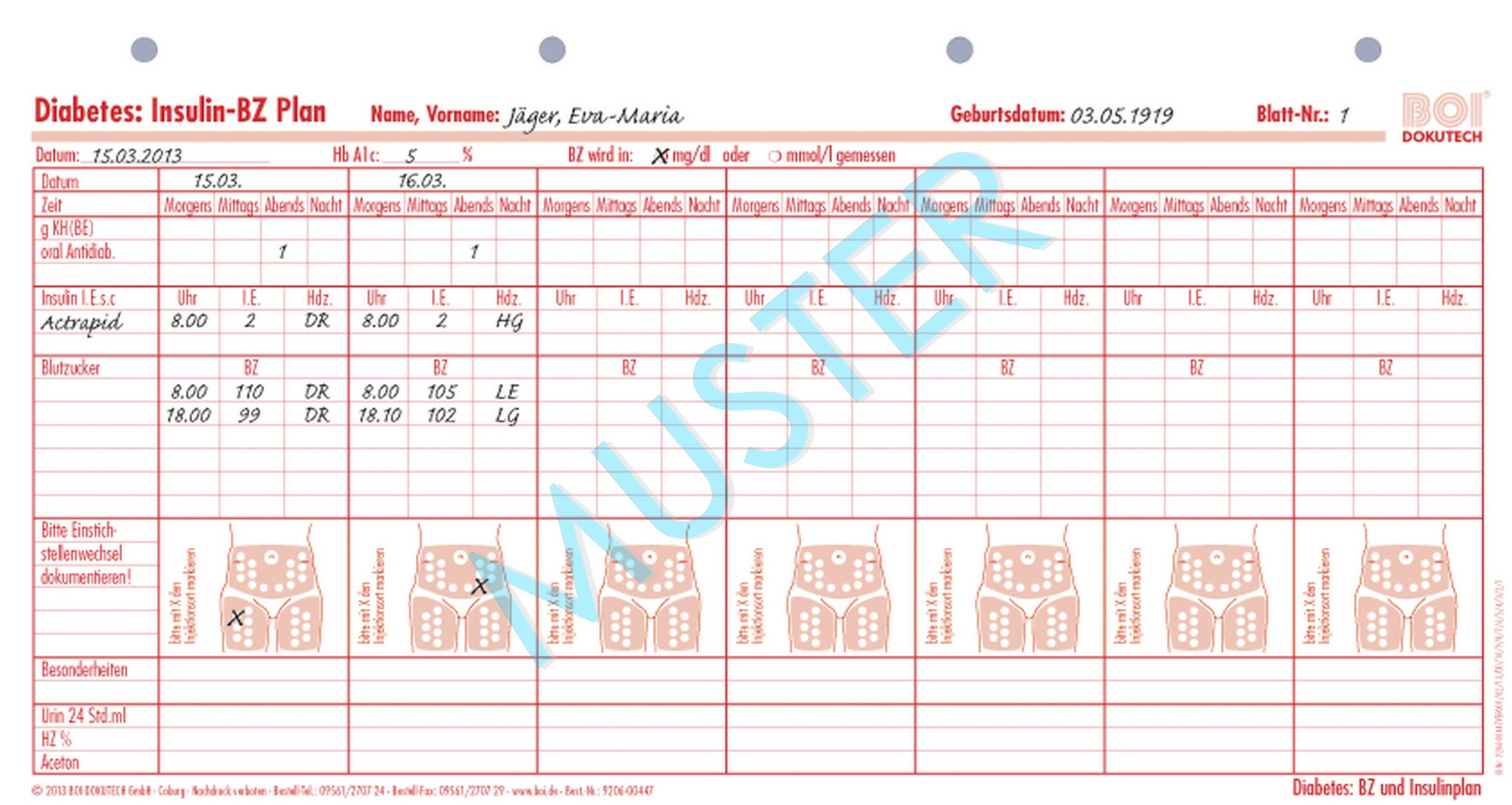 Diabetes: Insulin - BZ Plan - BOI Shop